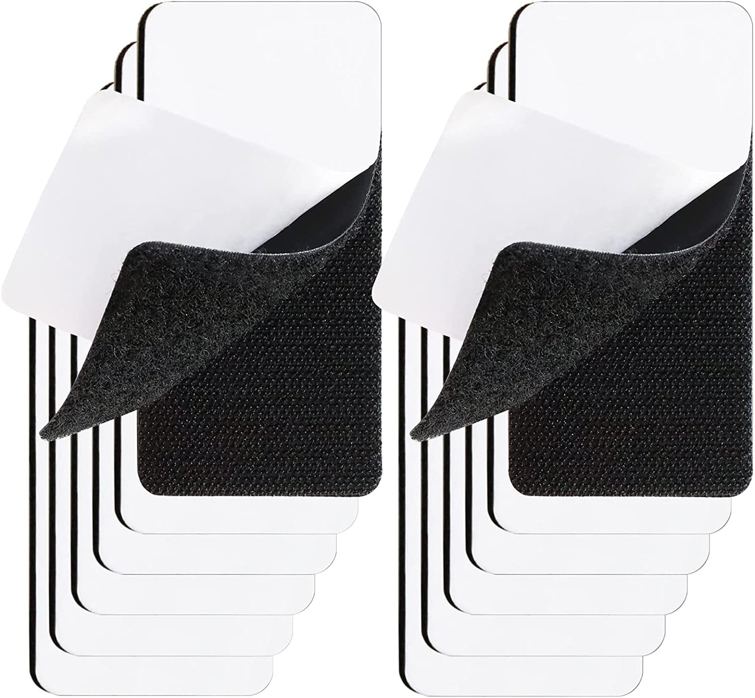 TRIANU 12Pcs Hook and Loop Tape with Adhesive, 1 X 4 inch Industrial ...