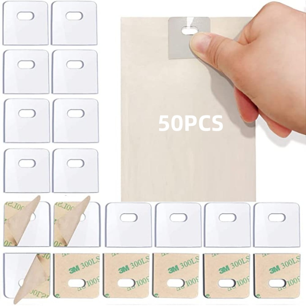 TRIANU 50 Pieces Clear Vertical Blind Repair Tabs/Vertical Blind Tabs ...