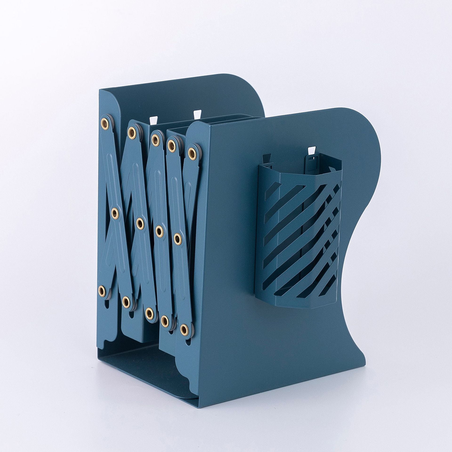 TRIANU Adjustable Bookends, Metal Book Stand, Desktop Book Organizer ...