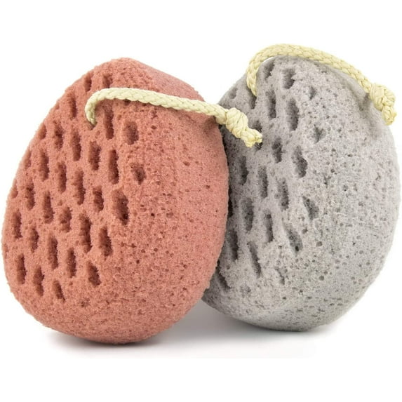 Trianu Bath Sponge, Sponge Loofah Body Scrubber, Shower Pouf Cleaning ...