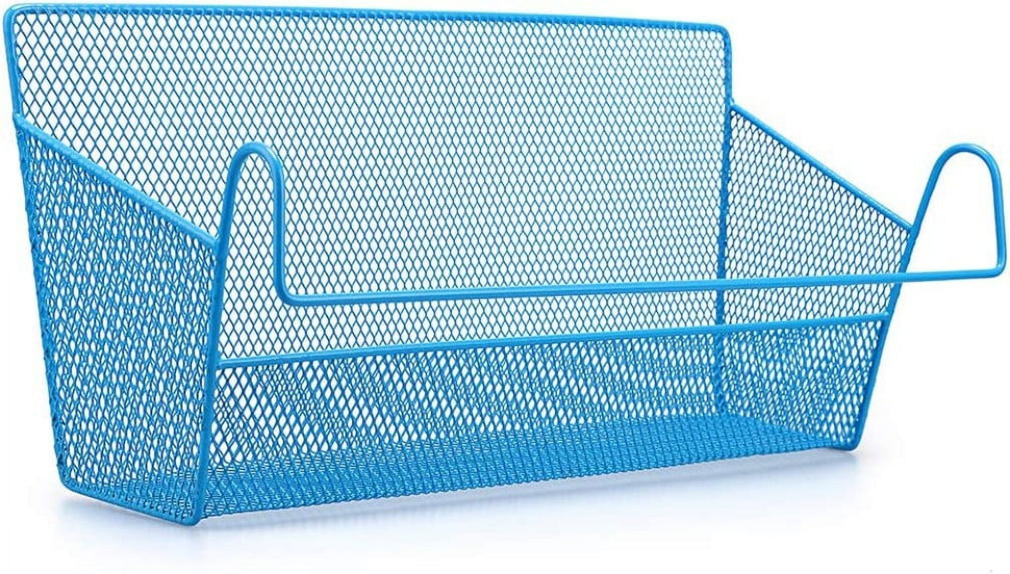 TRIANU Bedside Caddy, Metal Dorm Storage Basket Bunk Bed Container ...