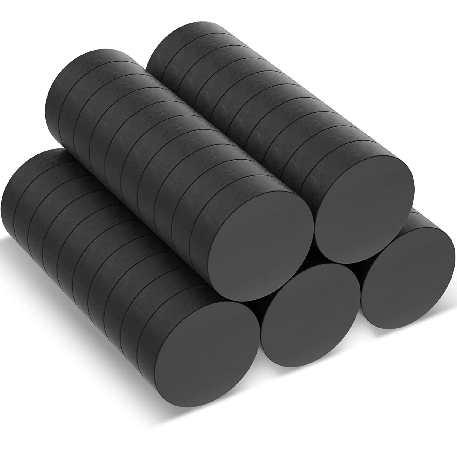 TRIANU Flexible Magnetic Dot with Self Adhesive, Round Small Magnetic ...