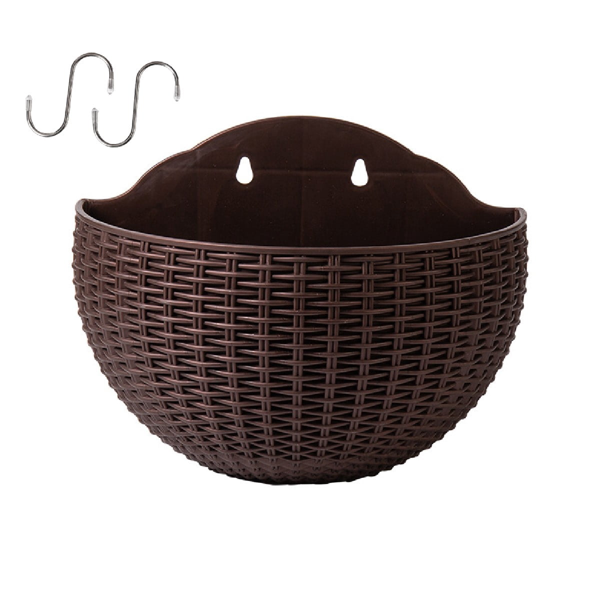 TRIANU Garden Wall Hanging Planter, Thickened Plastic Water Storage ...
