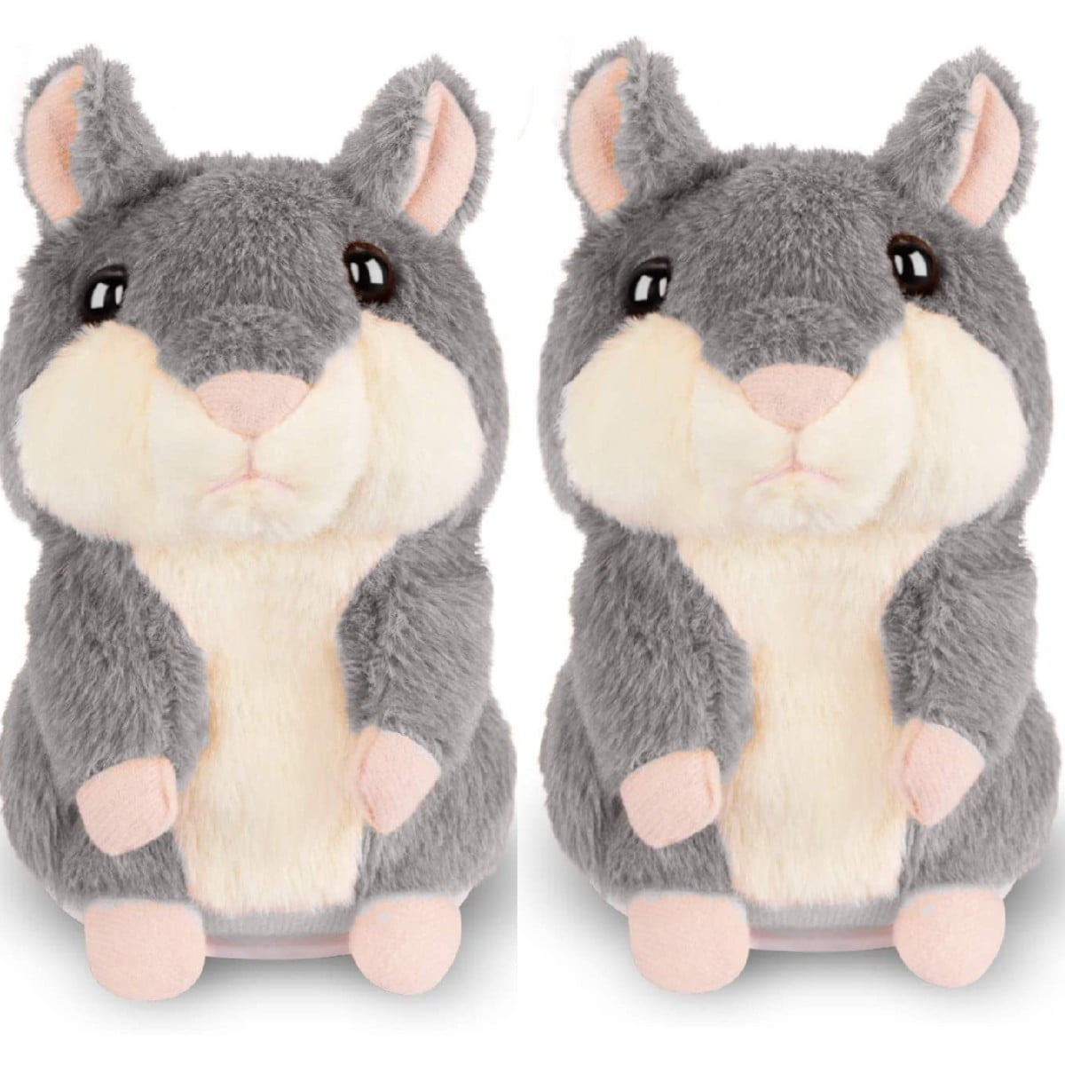 TRIANU Kids Toys Talking Hamster Repeats What You Say, 2 Pcs Talking ...