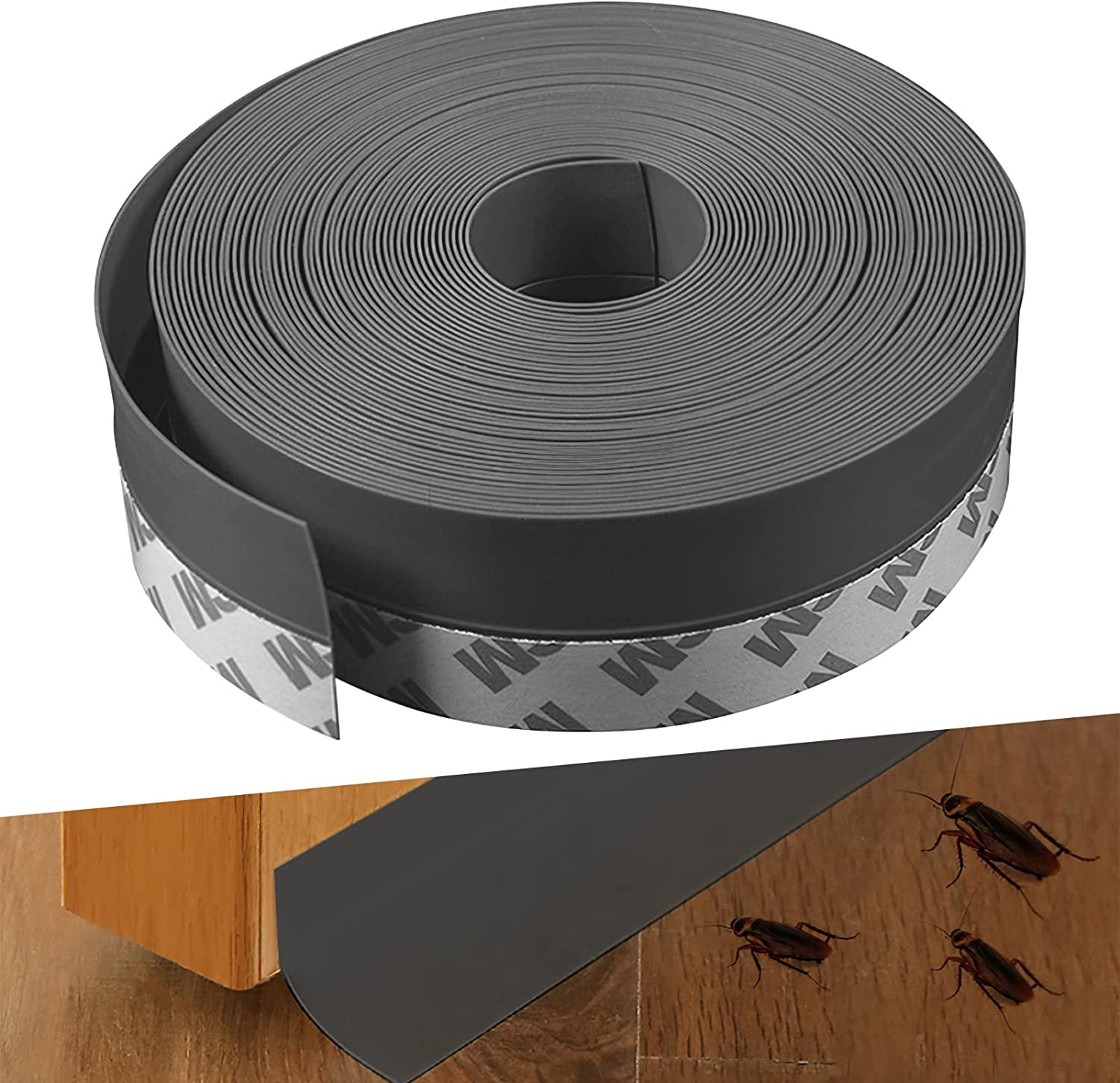 TRIANU Silicone Seal Strip 16 ft Weather Stripping Door Window Seal ...