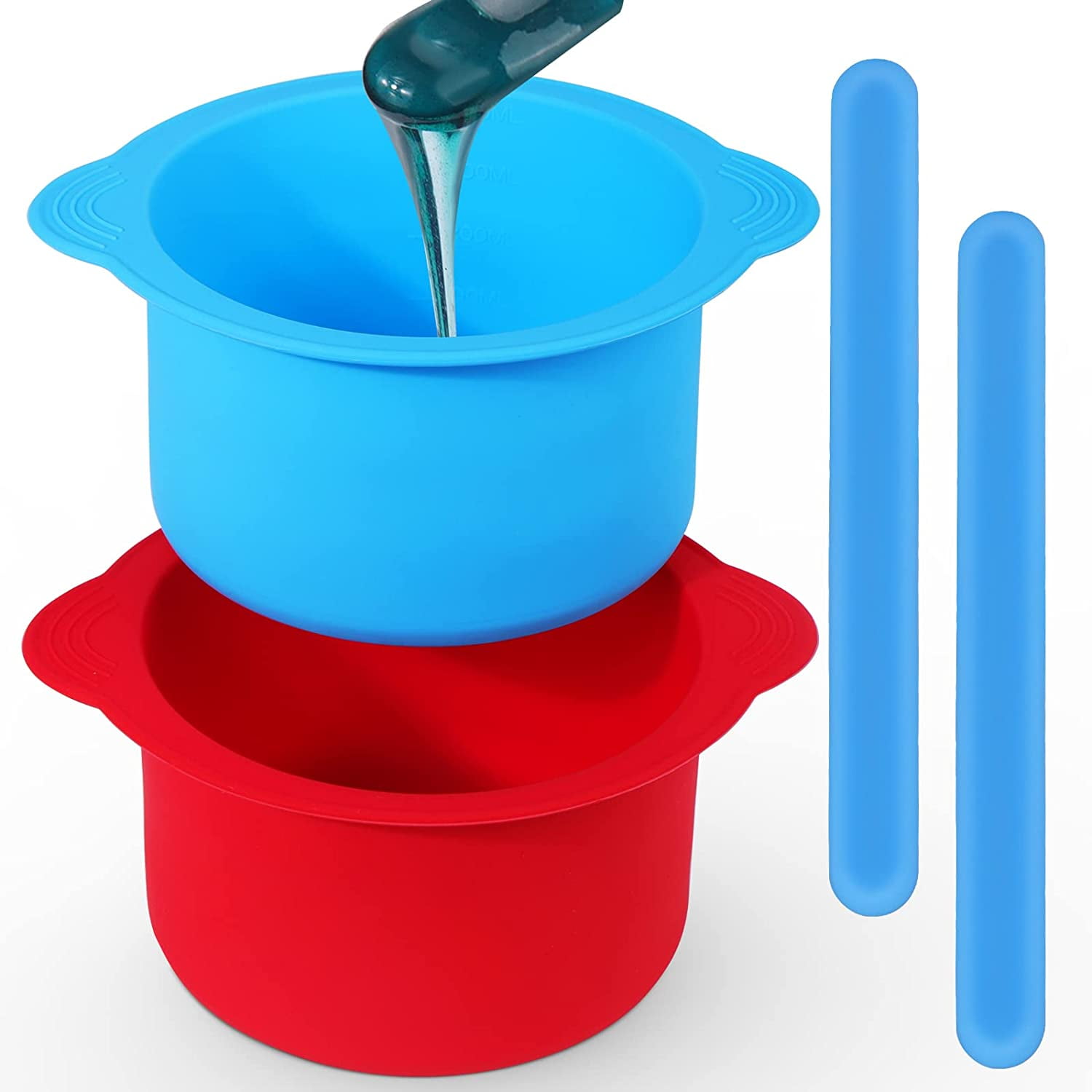 TRIANU Silicone Wax Warmer Liner, 2 Pack Non-Stick Wax Pot Silicone ...