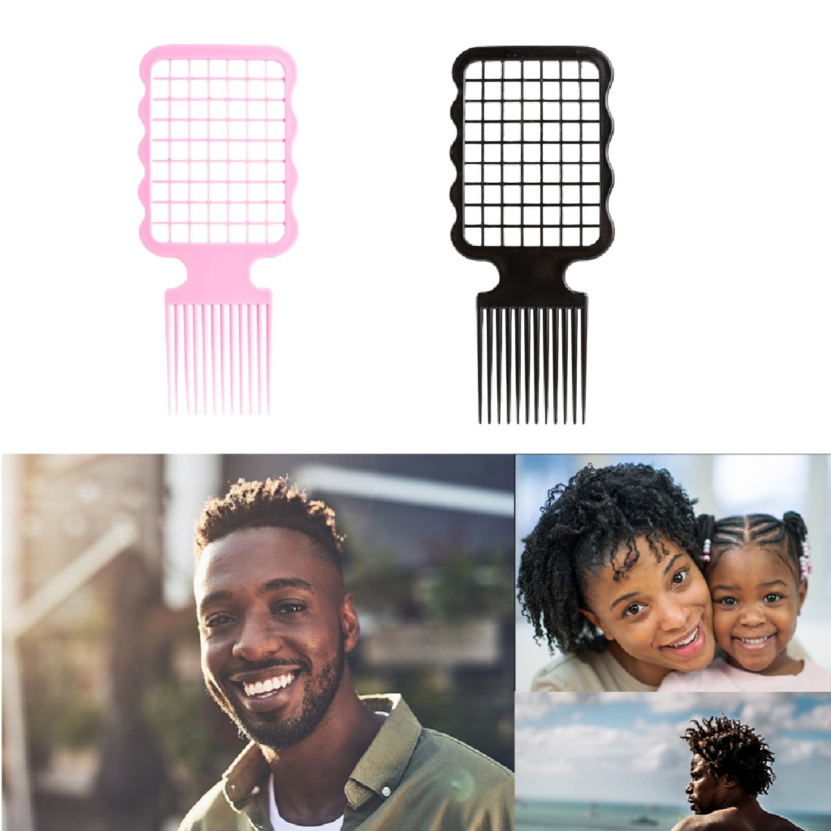 TRIANU Twist Combs, Hair Sponge Alternative Comb for Men Curls Sponge ...