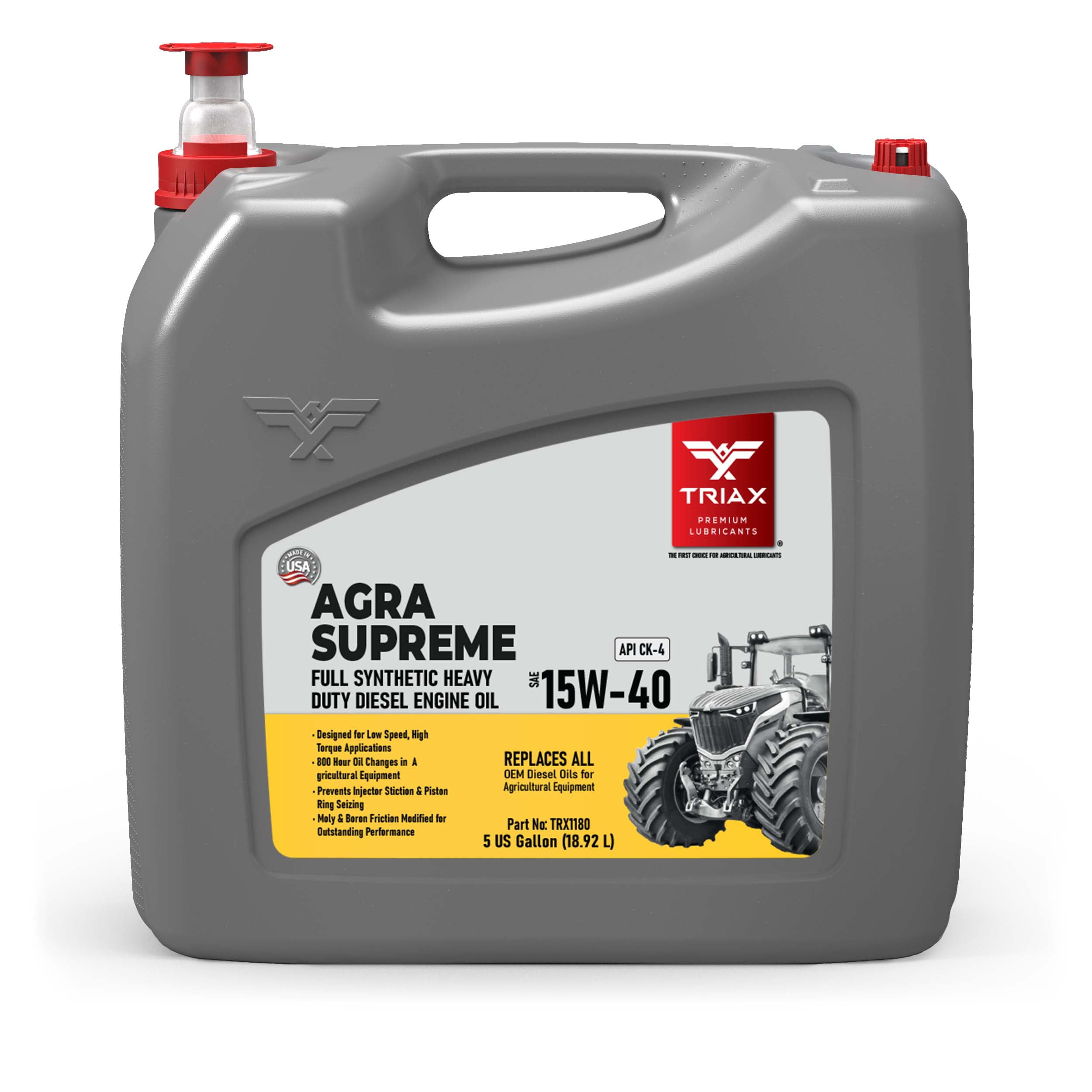 TRIAX Agra 15W-40 Oil - Transport fleet oil - Walmart Business Supplies
