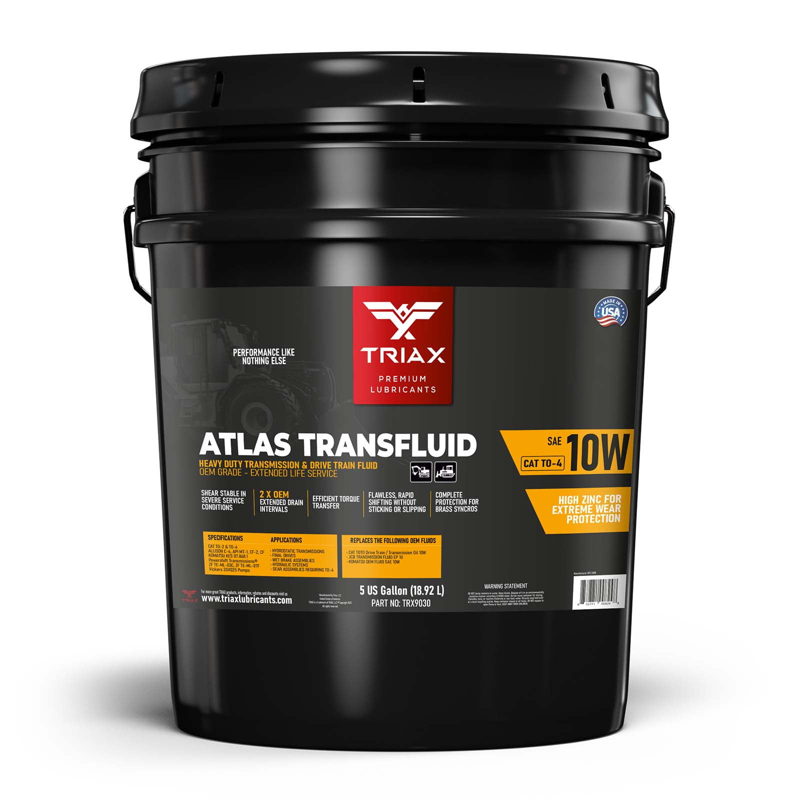 TRIAX Atlas Transfluid 10W TO-4 - Heavy Duty Transmission and Drive ...