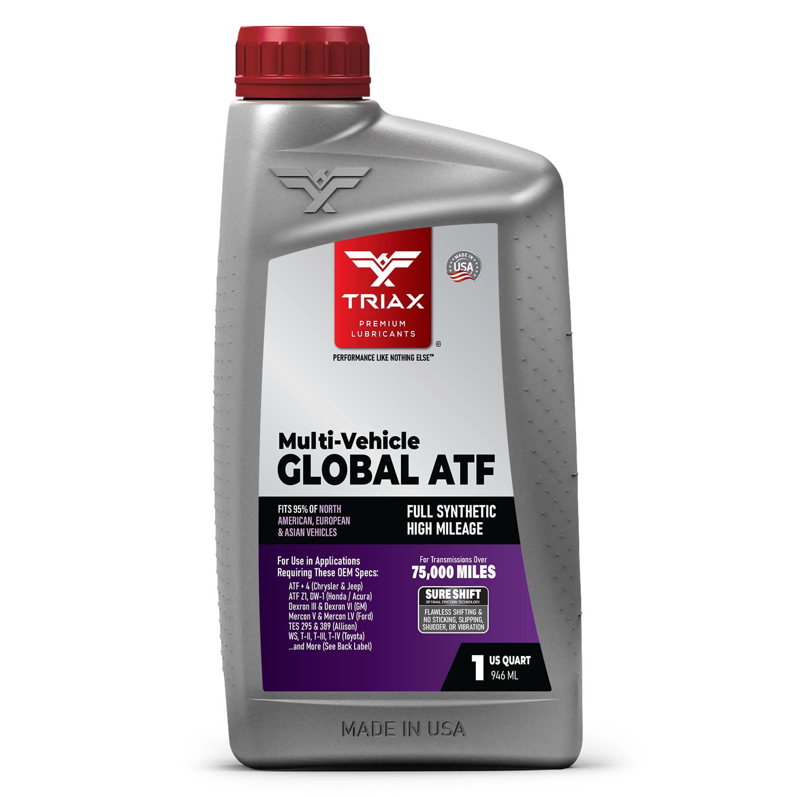 TRIAX Multi-Vehicle Global ATF Full Synthetic, Automatic Transmission ...