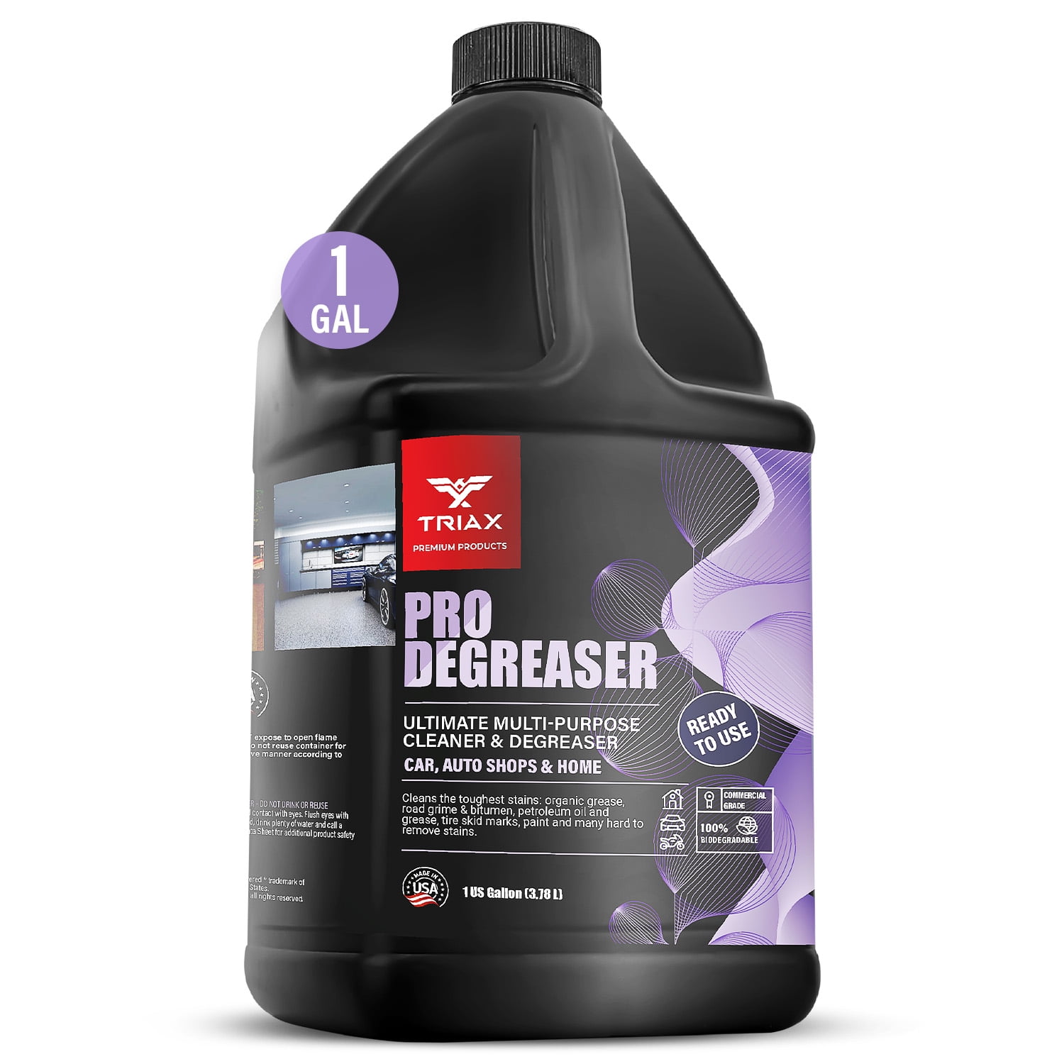 TRIAX Pro Degreaser and Cleaner, Multi-Purpose, Heavy Duty (1 Gallon ...
