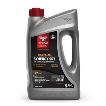 TRIAX Synergy SRT 5W-30 Full Synthetic Engine Oil, 5 Quart Jug ...