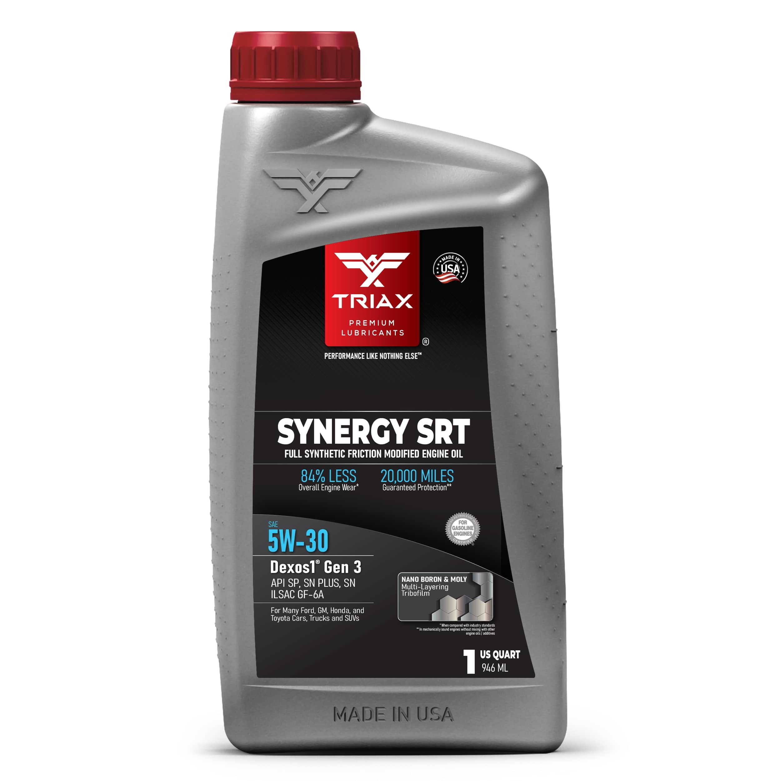 TRIAX Synergy SRT 5W-30 Full Synthetic Engine Oil, 1 Quart - Walmart.com