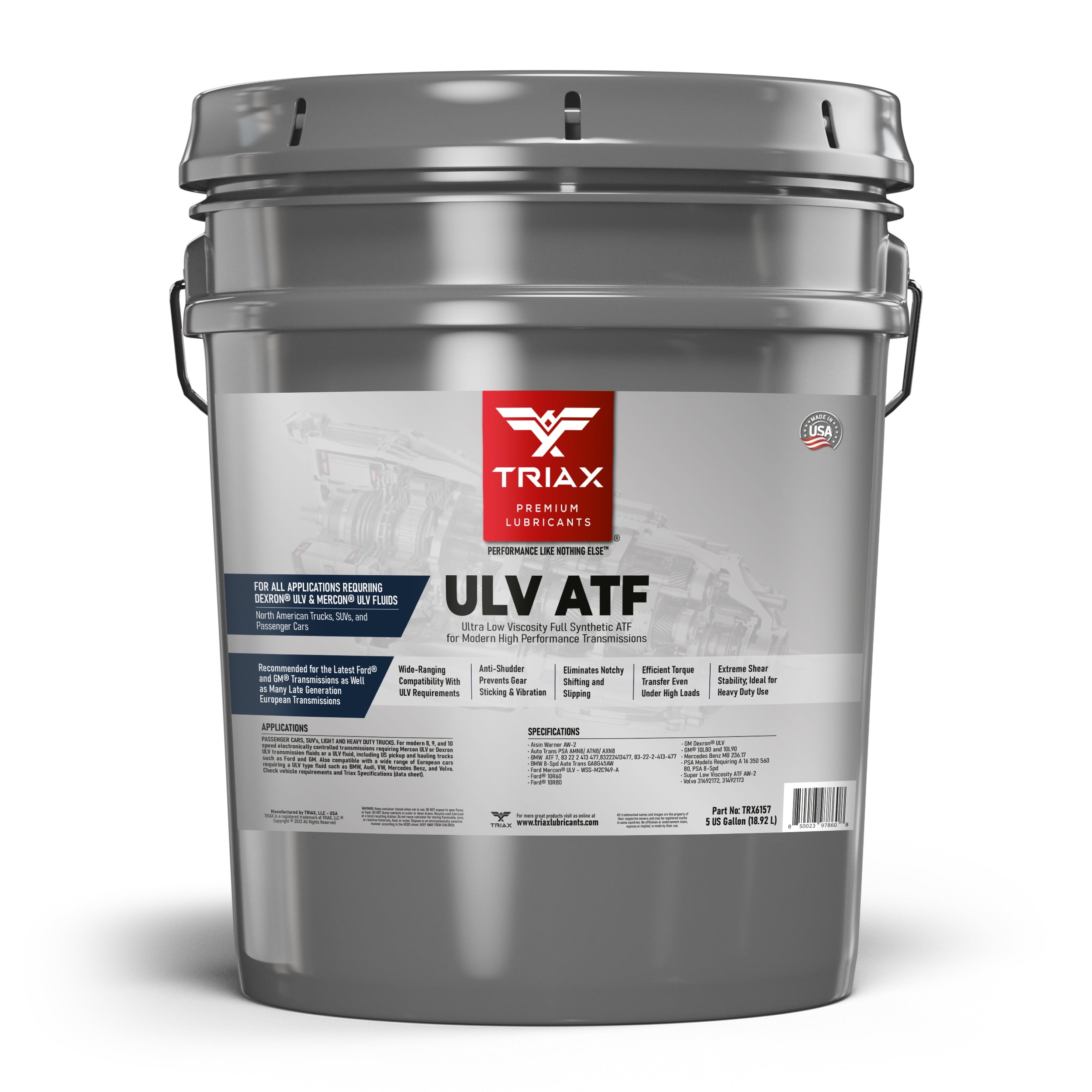 TRIAX ULV ATF - Ultra Low Viscosity, Full Synthetic Automatic ...