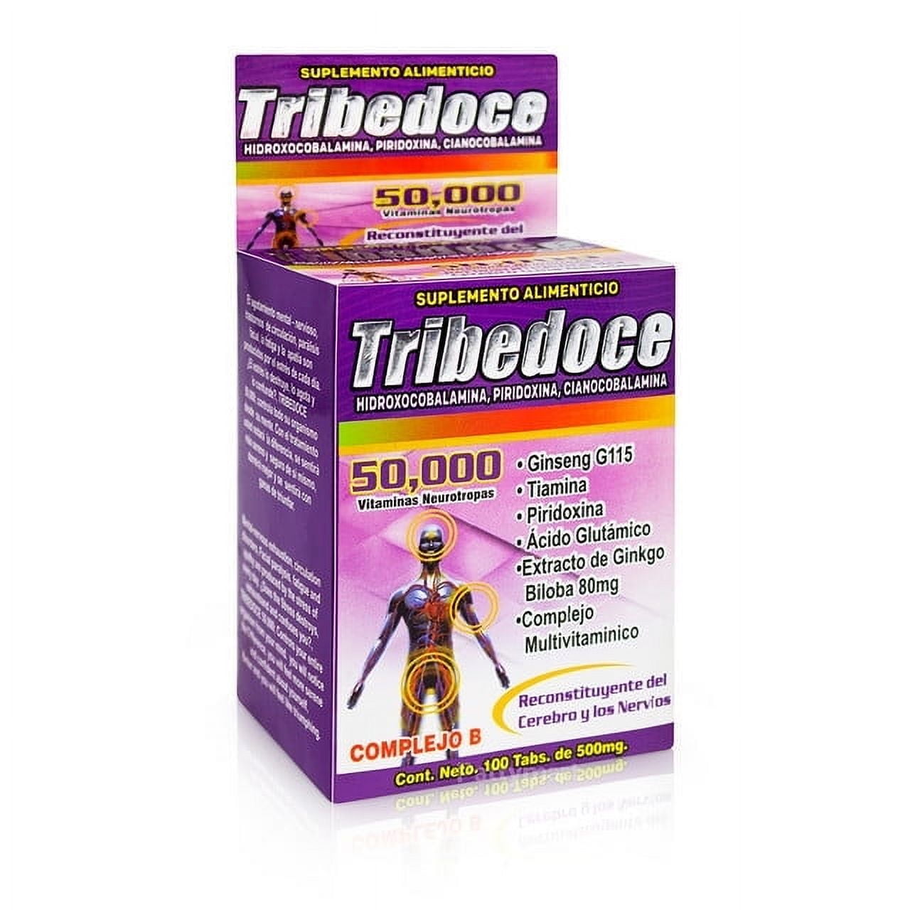 TRIBE DOCE Vitamins 100 Tablets Nutritional Supplement - Walmart.com