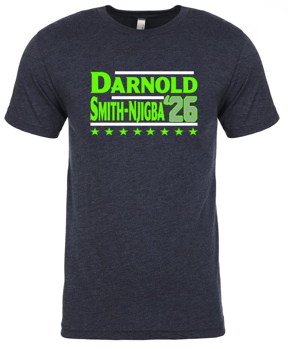 TRIBLEND Sam Darnold Jaxon Smith-Njigba 2026 Seattle Shirt T-Shirt ...