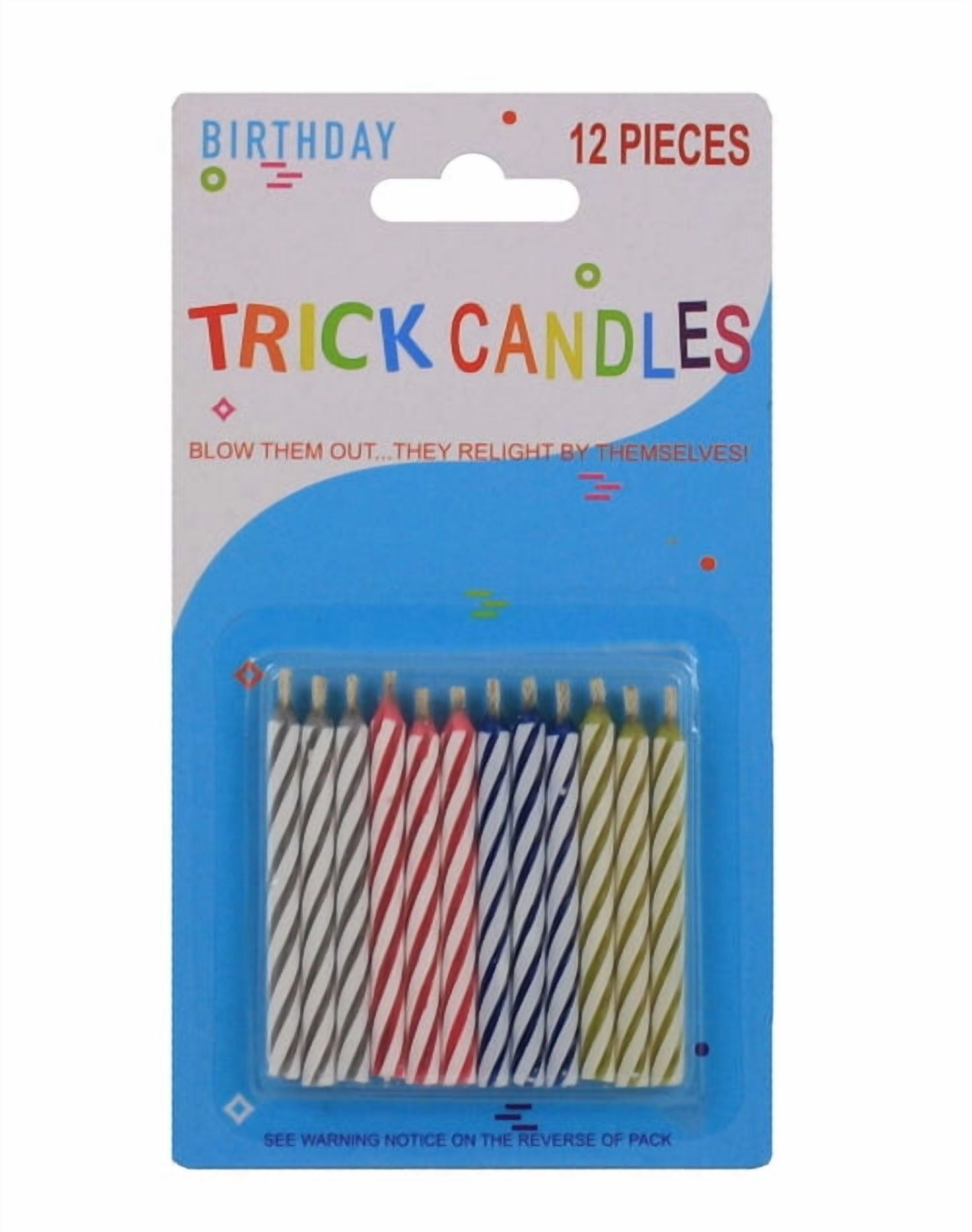 TRICK Spiral Birthday Cake Candles - Walmart.com