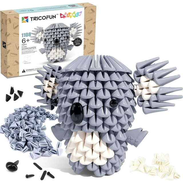 TRICOFUN Animals Soft Building Blocks Interactive Building Toy Koko the ...