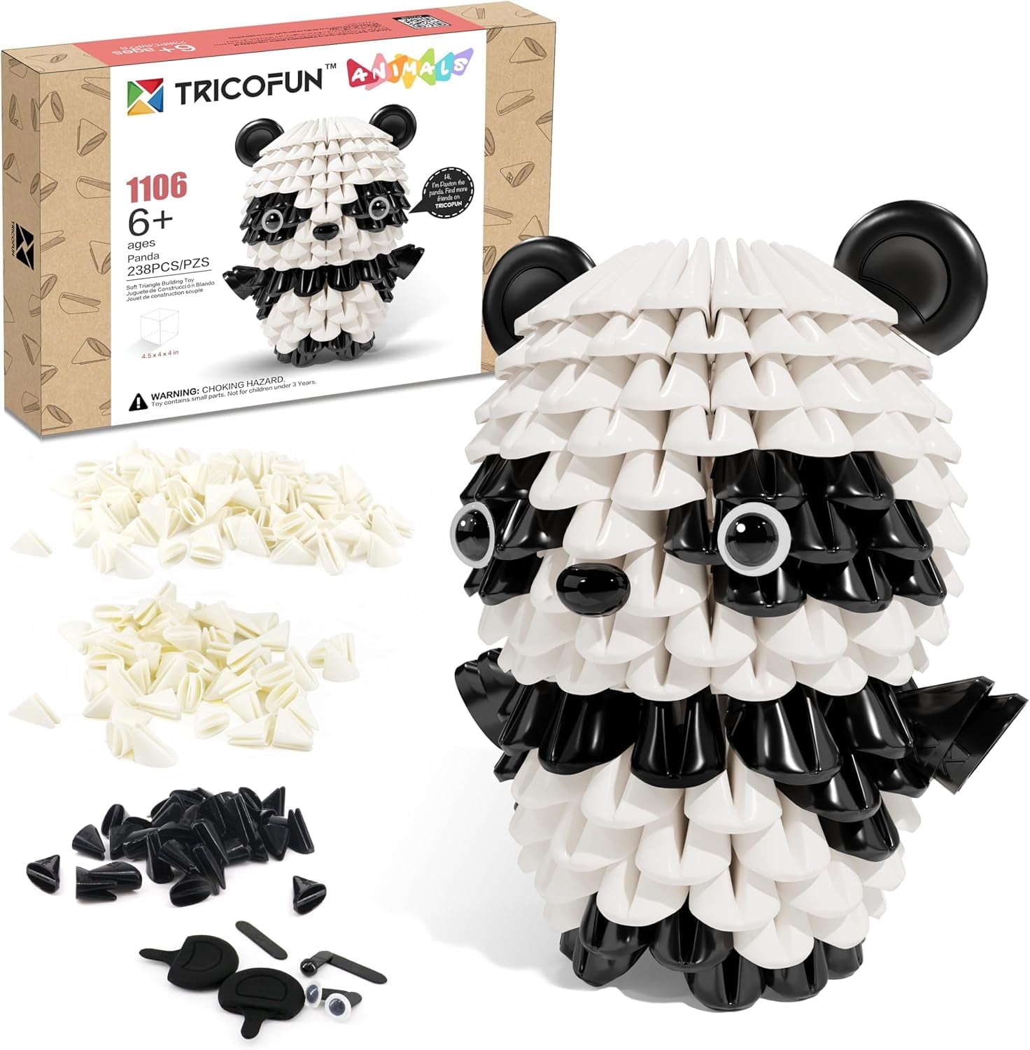 TRICOFUN Animals Soft Building Blocks Interactive Building Toy Paxton ...