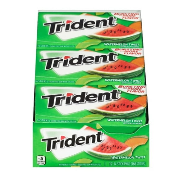 TRIDENT WATERMELON TWIST GUM 12CT - Walmart.com