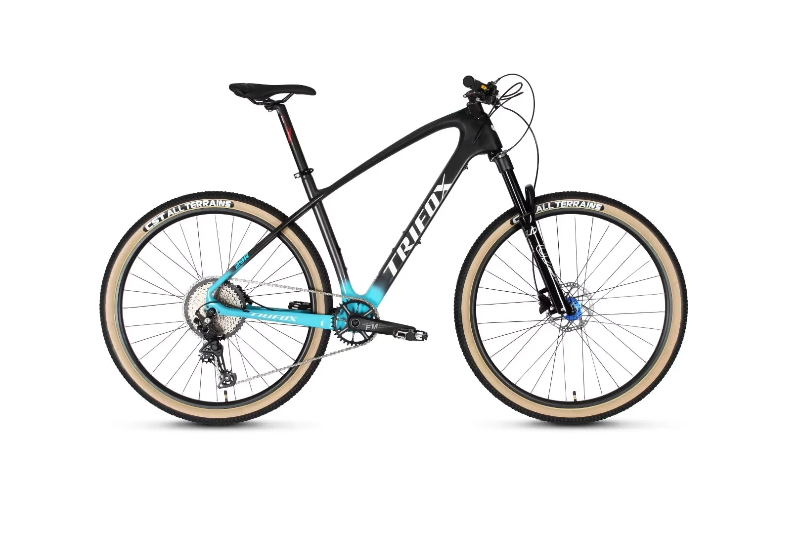 TRIFOX Carbon MTB Mountain Bike, New Upgraded T800 Full Carbon Fiber ...