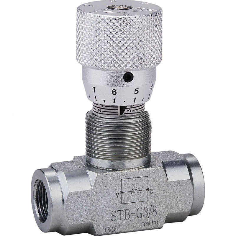 TRIFUNES STB-G3/8 3/8" Bi-Directional Flow restrictor Carbon Steel Flow ...