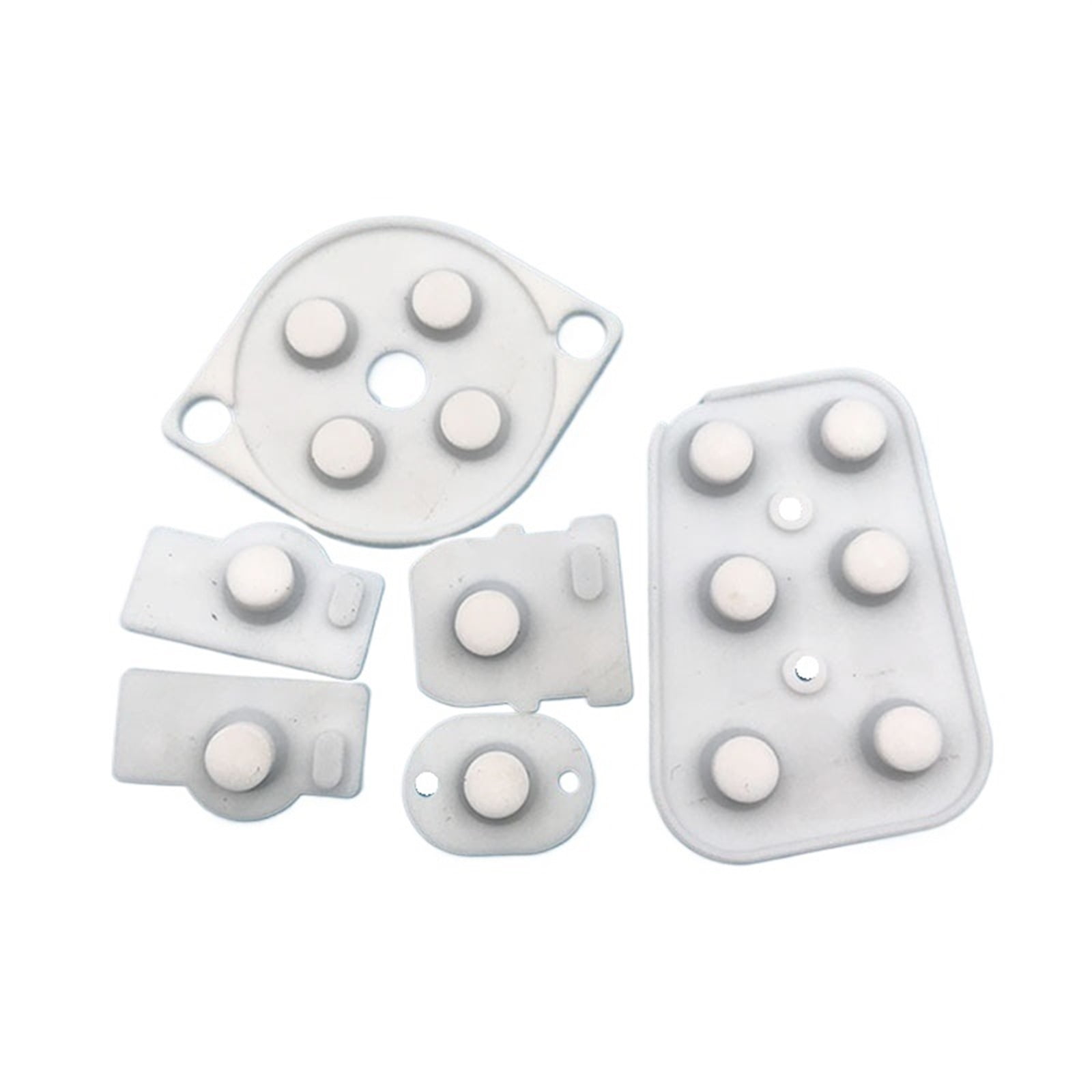 TRIFUNESS 10Sets Replacement Silicon Rubber Pad A B X Y D Pad Buttons ...