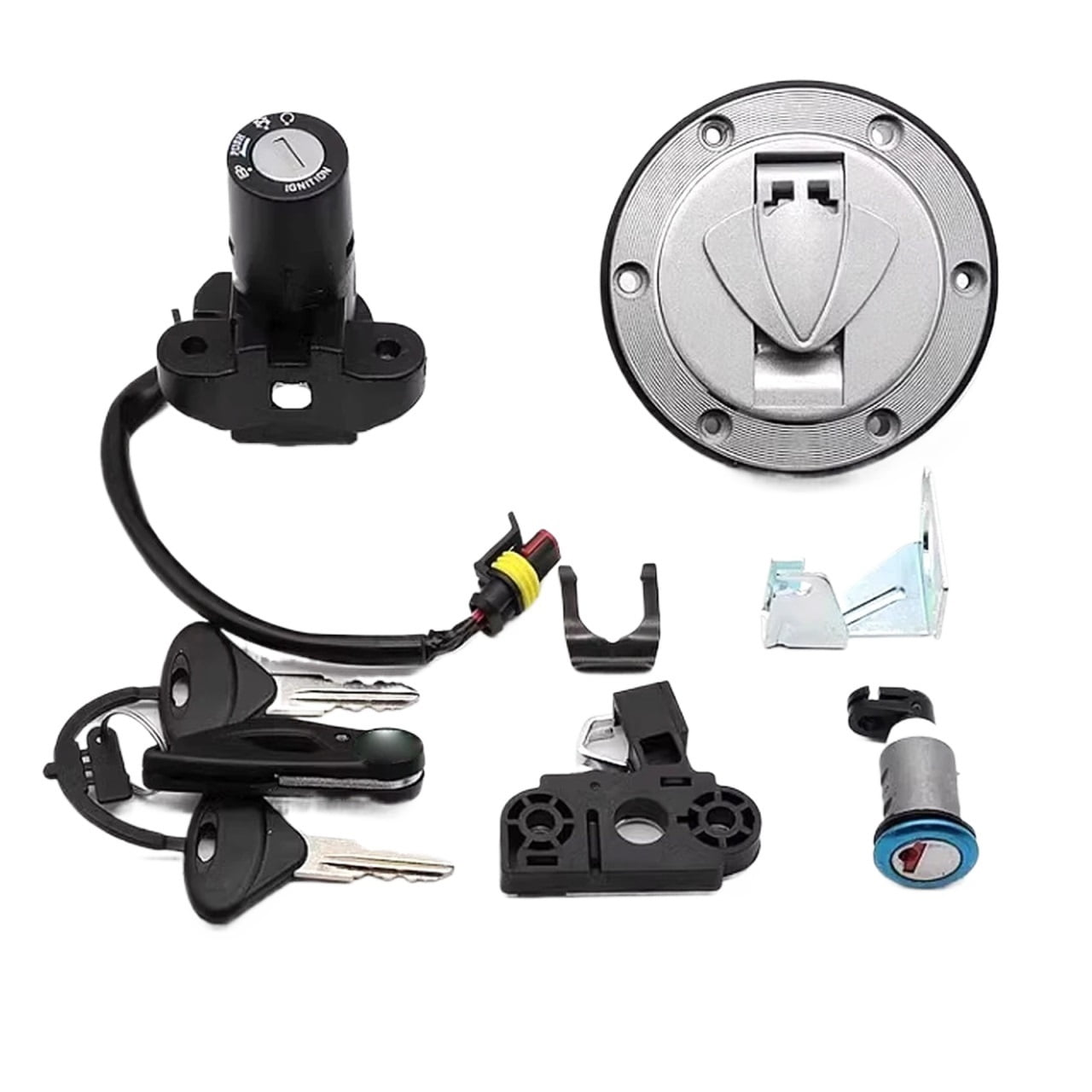 TRIFUNESS Motorcycle Ignition Switch Key Fuel Tank Lock Set For Benelli ...
