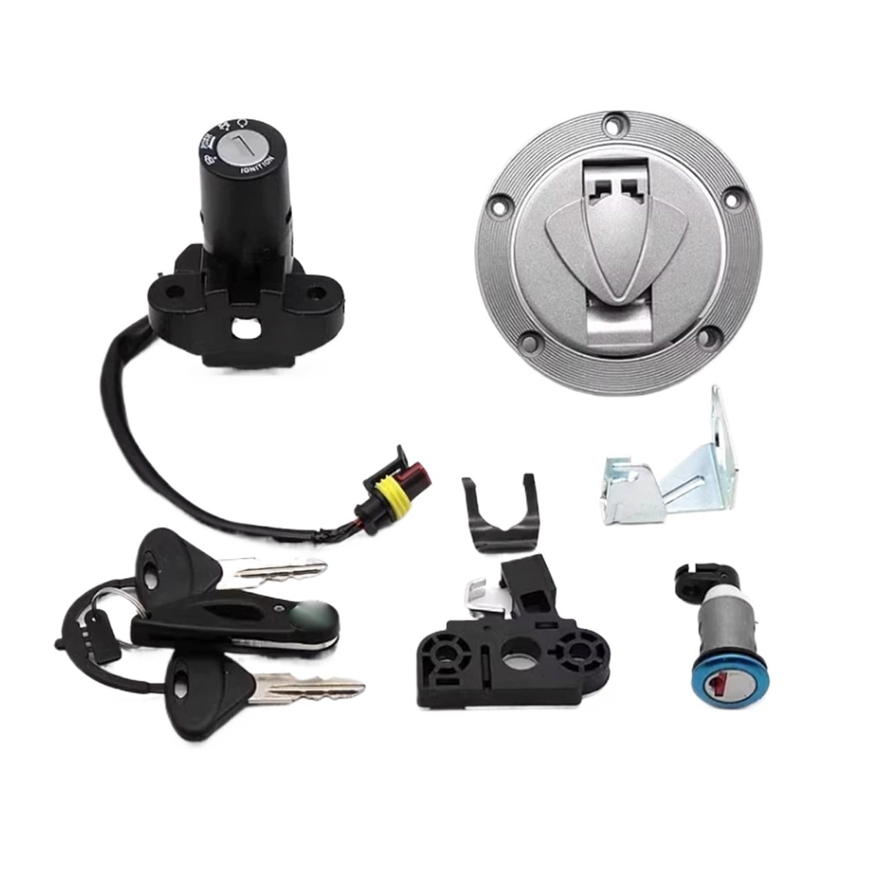 TRIFUNESS Motorcycle Ignition Switch Key Fuel Tank Lock Set For Benelli ...