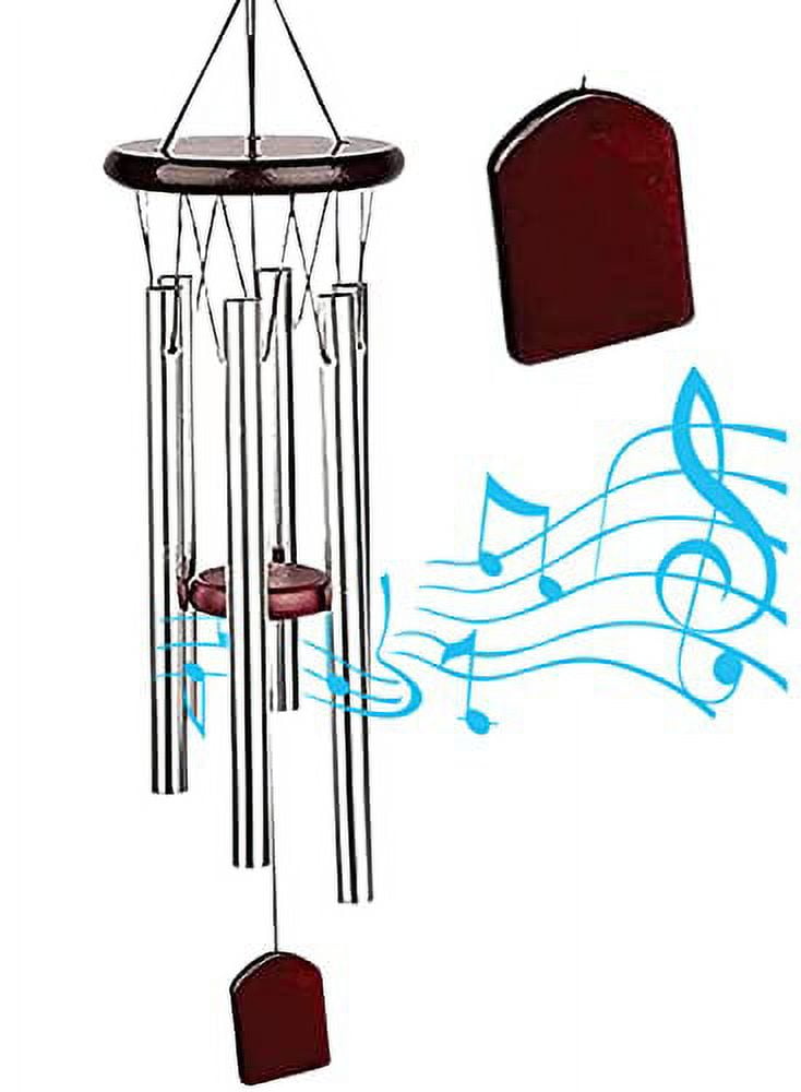 TRIGZONE Sympathy Wind Chimes for Outside Clearance-25 Inch Aluminum ...