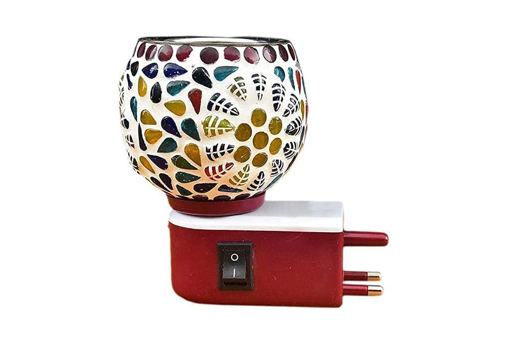 TRIKUTA Electric Camphor DiffuserKapoor Dani StandIncense Burner with ...