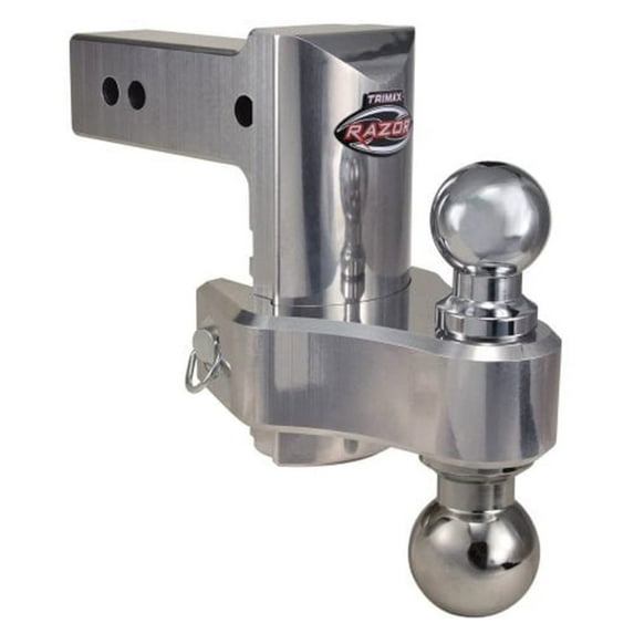 TRIMAX TRZ6AL-HD Razor 6" Heavy-Duty Aluminum Adjustable Drop Hitch ...