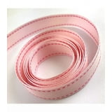 TRIMPLACE 5/8 INCH LT PINK RIBBON WITH HOT PINK SADDLE STITCH - Walmart.com