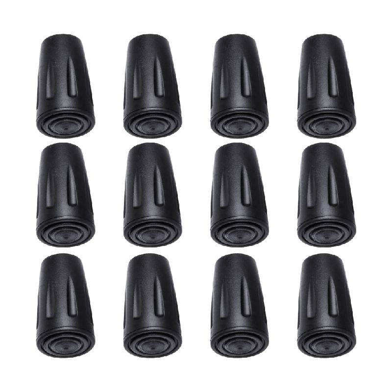 TRINGKY 12pcs Walking Stick Bottom Pad Thicken Trekking Poles Cane Tip ...