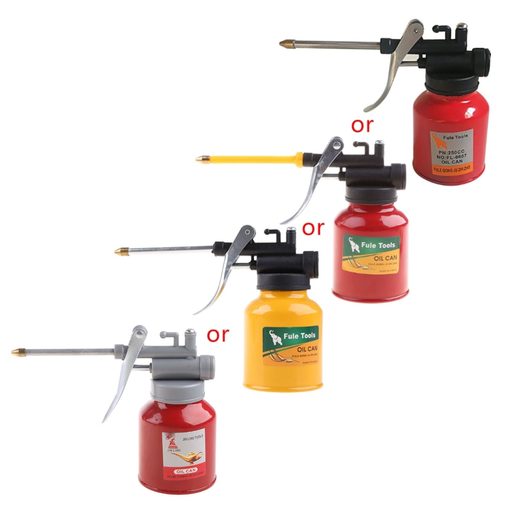 TRINGKY 1Pc High Quality 250ml Oil Can Spout Thumb Pump Workshop Oiler ...