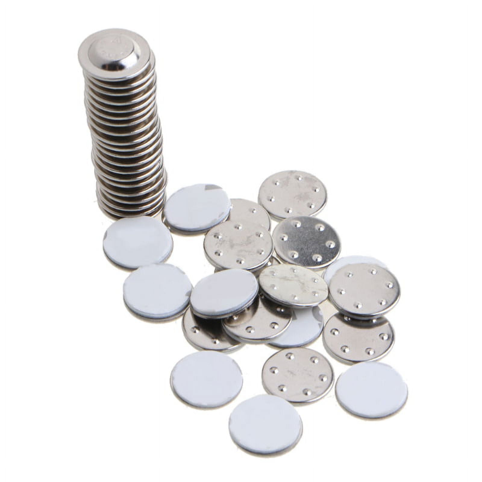 TRINGKY 20 Pieces Magnetic Name Badge Round Adhesive Name Tag Holder ...