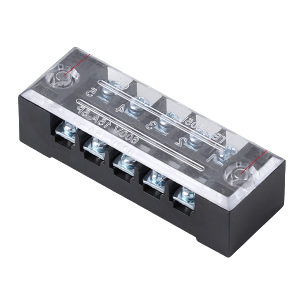 TRINGKY 3/4/5/6/8 Position Terminals Block Wire Connector Fixed Wiring ...