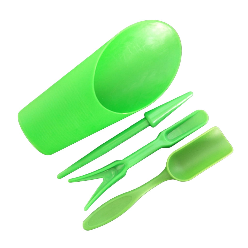 TRINGKY 4Pcs Garden Planter Kit Sowing Shovel Scoop Bucket Spoon ...
