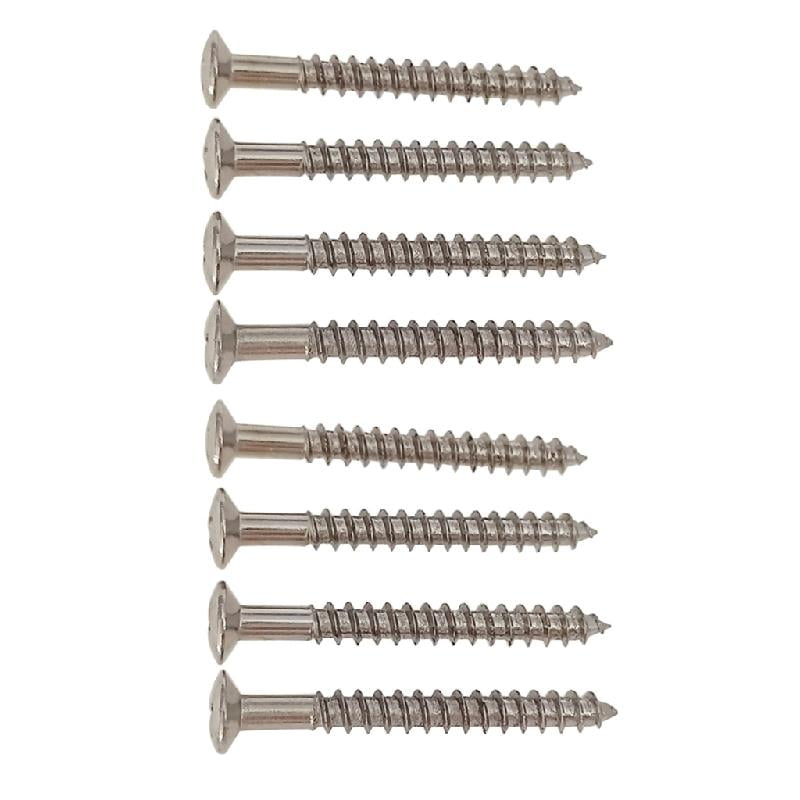 TRINGKY 8Pcs Electric Guitar Screws Neck Plate Mounting Screws ...