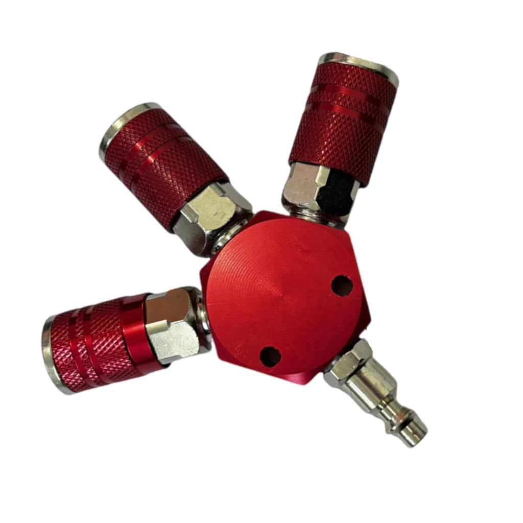 TRINGKY Air Compressor Manifold Splitters Manifold Hose Splitters Industrial Type Air Plug ...