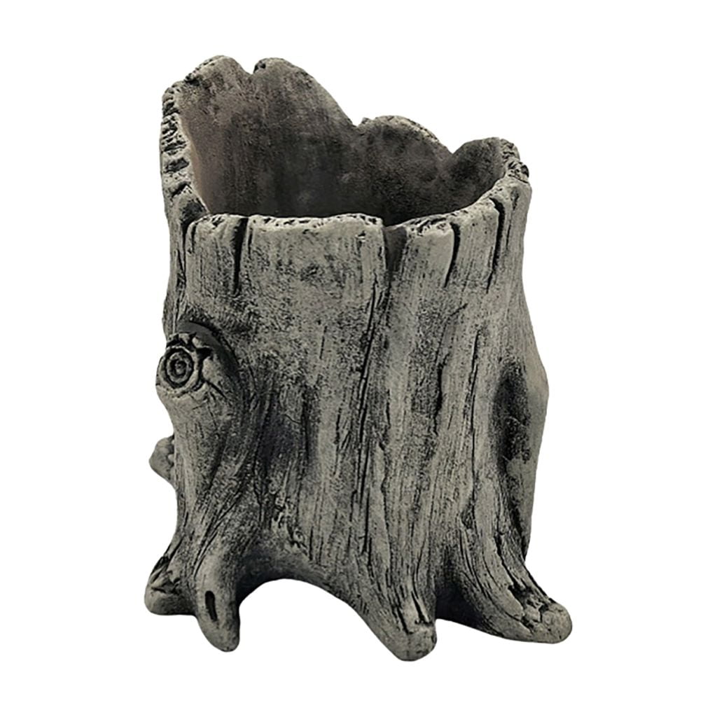 TRINGKY Artificial Driftwood Stumps Planter Cactus Container Creative ...