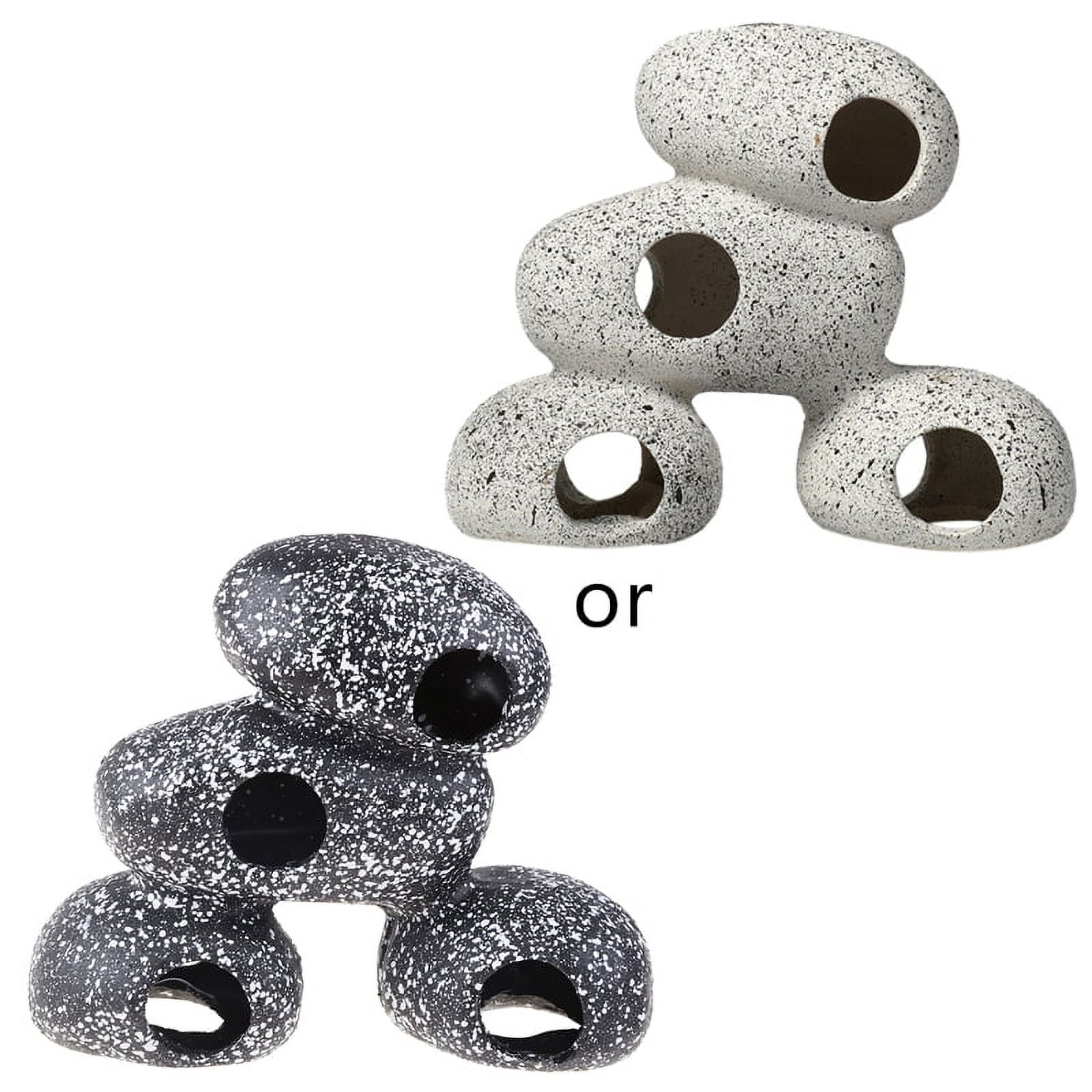 TRINGKY Cichlid Breeding Stone Hiding Aquarium Rock Cave Fish for Tank ...