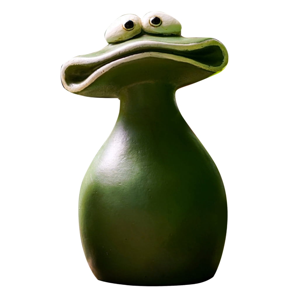 TRINGKY Creative Frogs Figurine Decor Animal Collectible Figurines ...