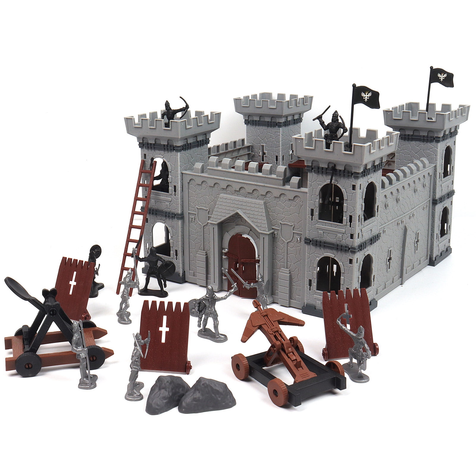 TRINGKY DIY Castle Building the Medieval Times Military Fort Model Kit ...