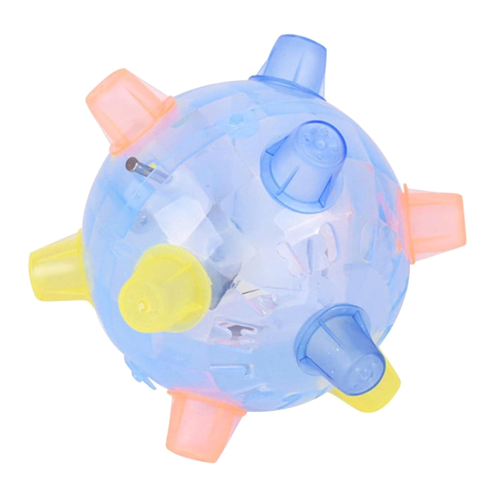TRINGKY Dog Toy Ball, 5-Inch Interactive Jumping Ball with Flashing ...