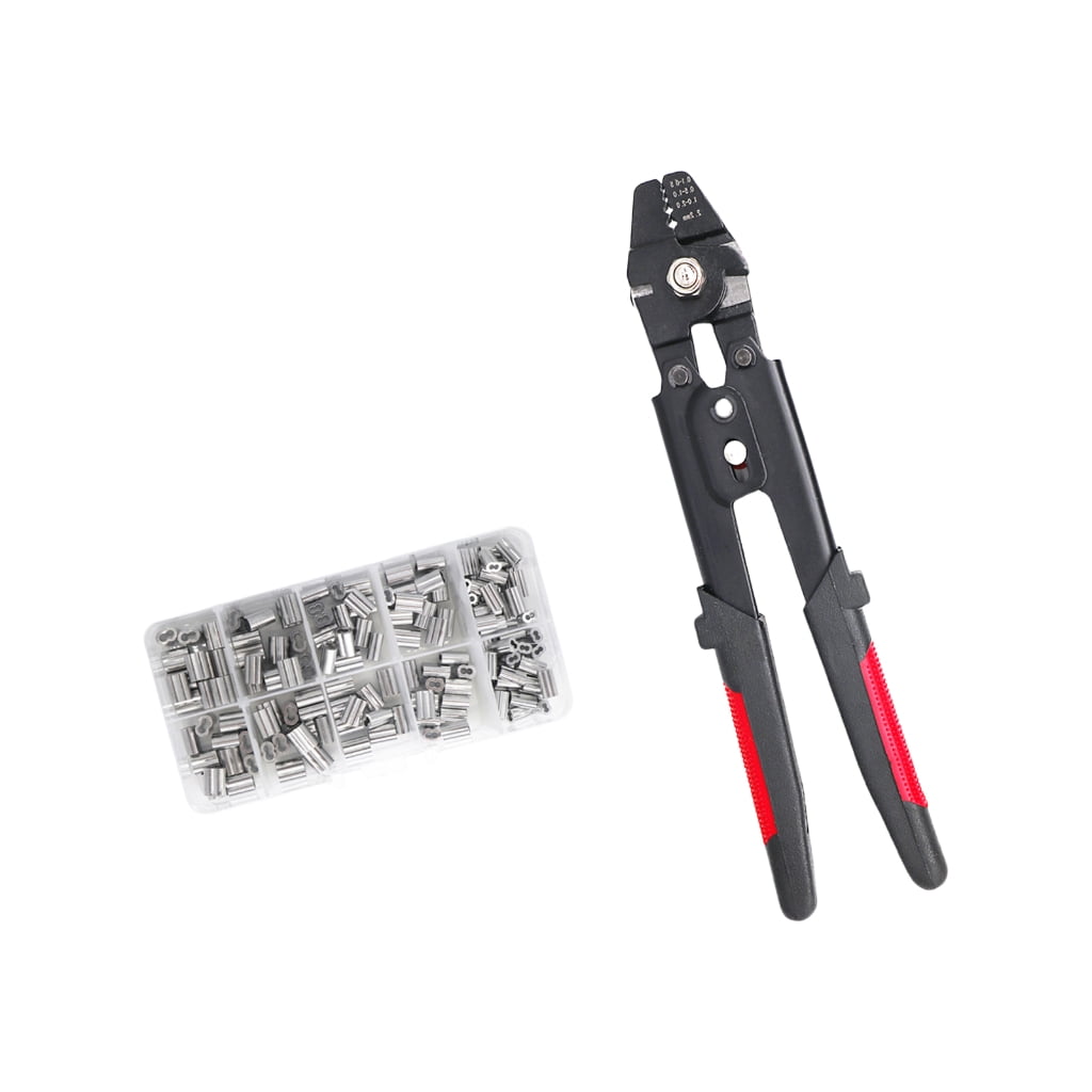 TRINGKY Fishing Crimping Tool Fishing Wire Line Crimping Rigging Kits ...