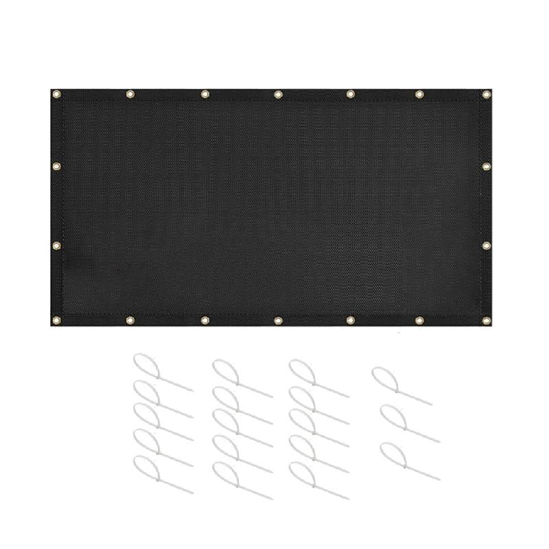 TRINGKY Flameproof Heat Shield Outdoor Grills Heat Shield Mats Black ...