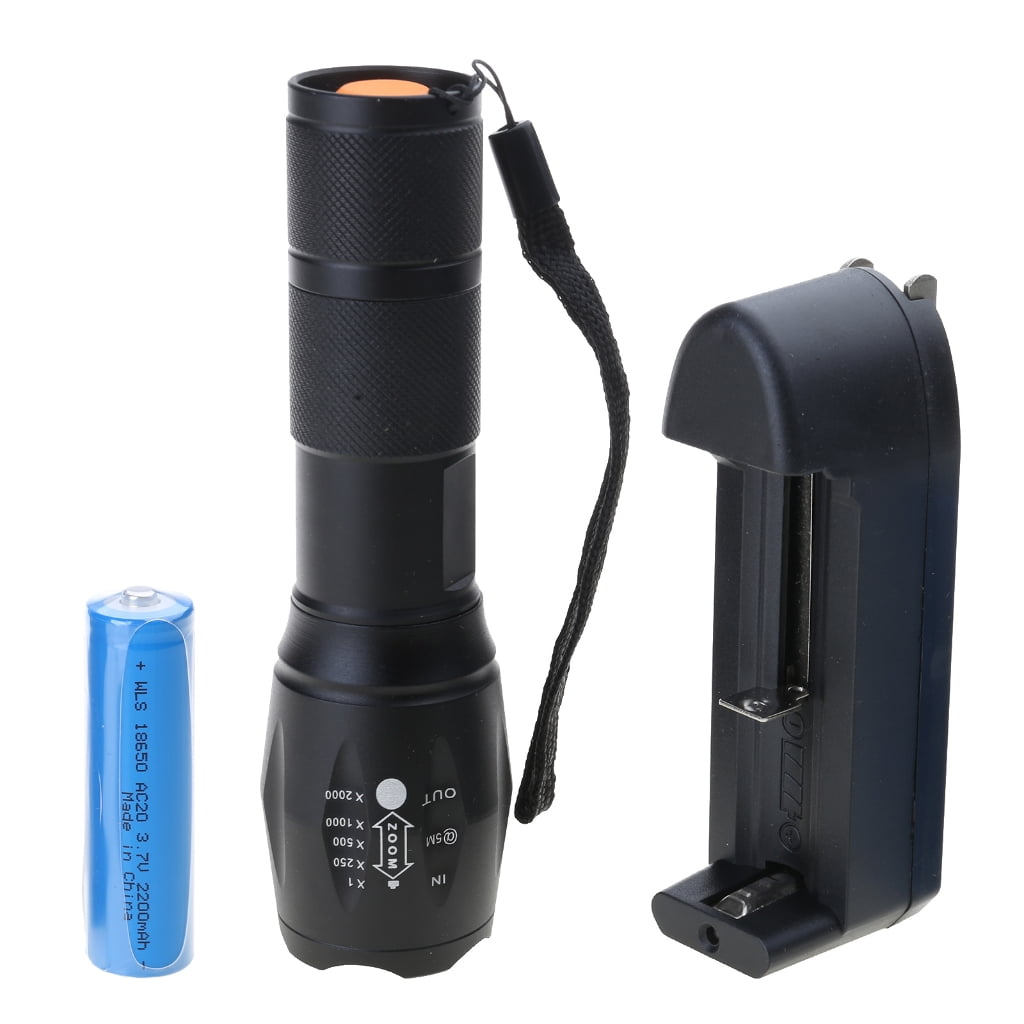 TRINGKY Flashlight Watertight Torch Rechargeable Handheld Pocket Torch ...