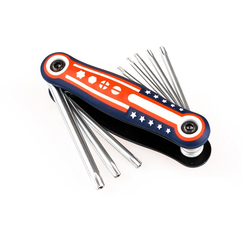 TRINGKY Folding Screwdriver Wrench Multitool Compact Bicycles Tool Kits ...