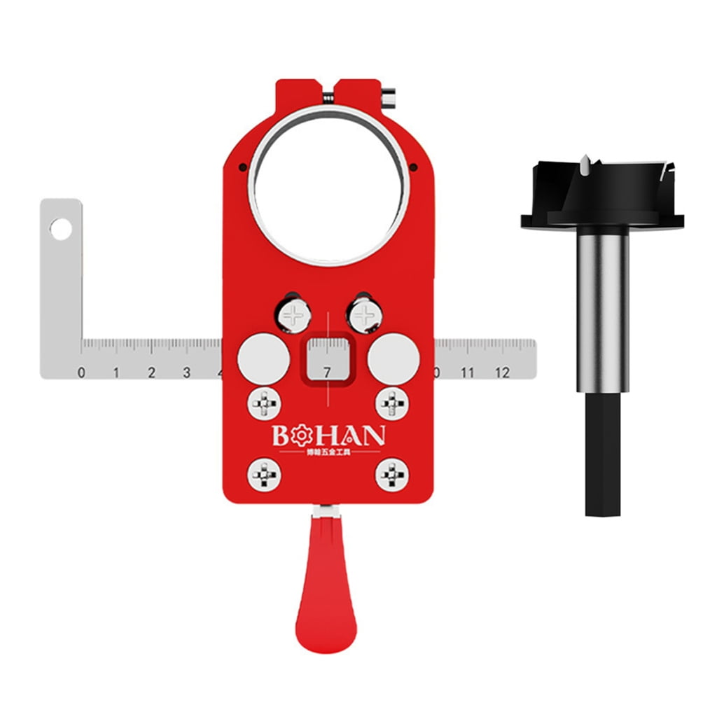 TRINGKY Furniture Hinge Drilling Templates Hole Positioner for 35mm Cup ...